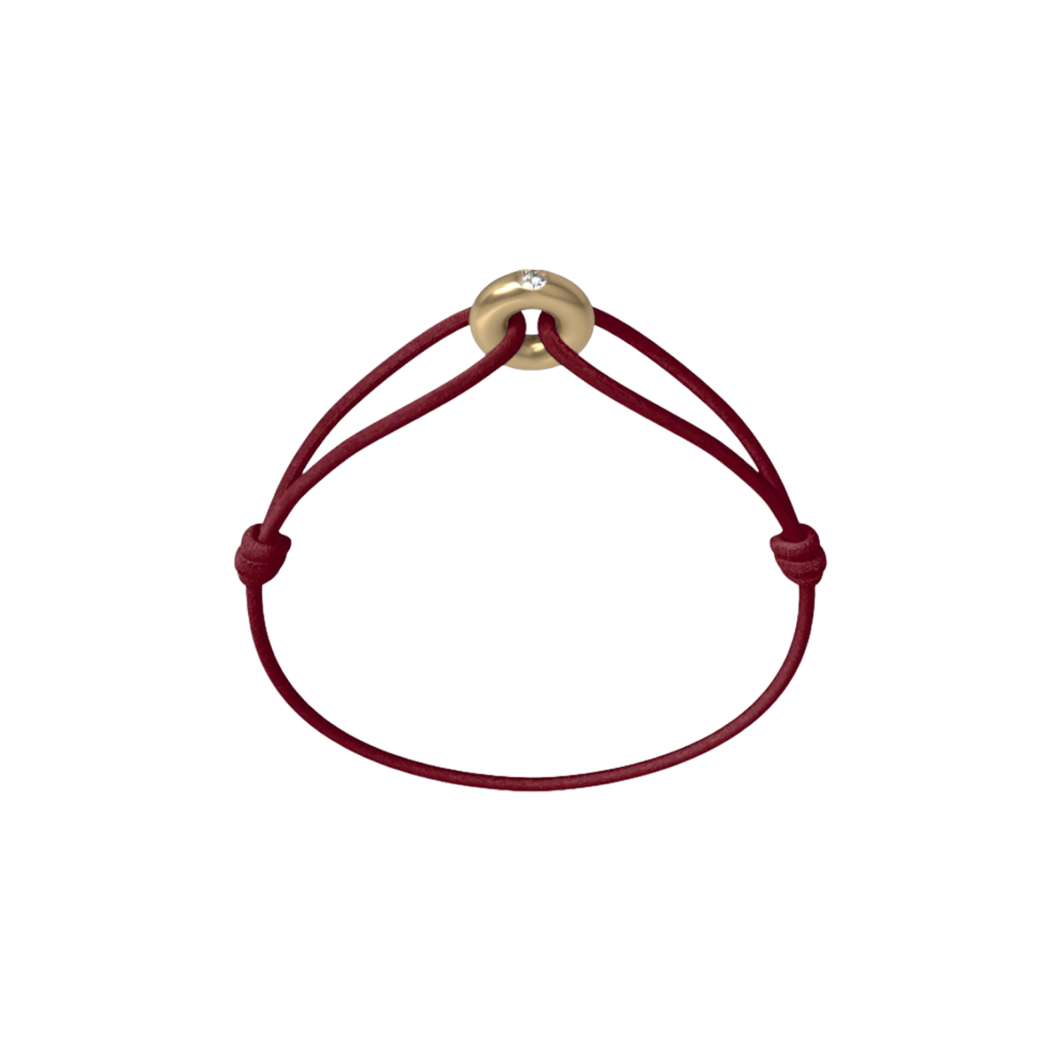 Wecord Mini Golden Soho Diamond – Cordon Or 18 K & Diamant